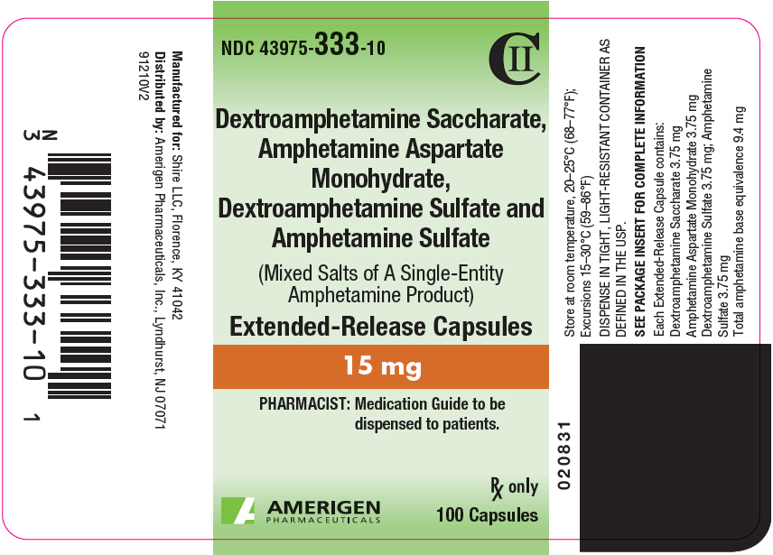 NDC 43975-0331 Dextroamphetamine Saccharate, Amphetamine Aspartate ...