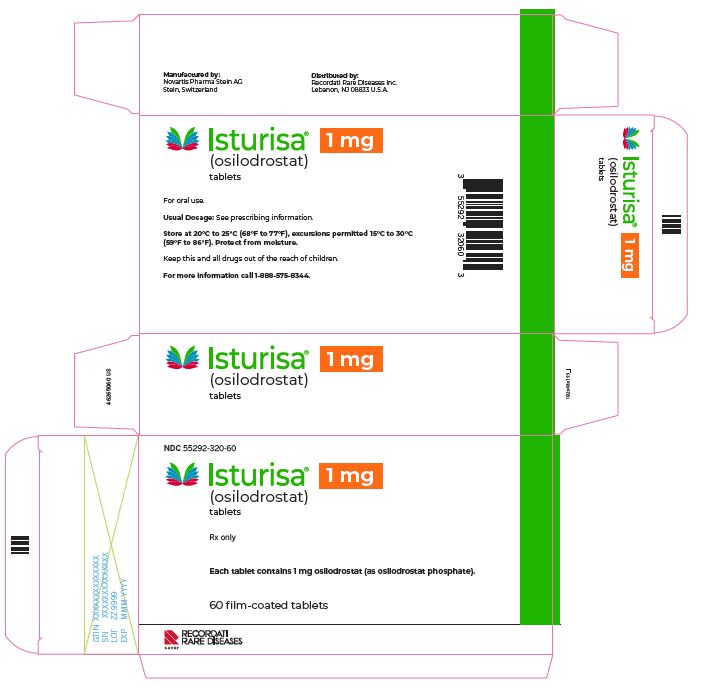 NDC 55292-0321-20 Isturisa 5 mg/1 Details | HelloPharmacist