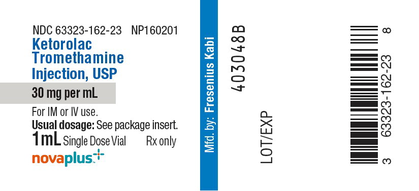 NDC 63323-0162-01 Ketorolac Tromethamine 30 mg/mL Details | HelloPharmacist