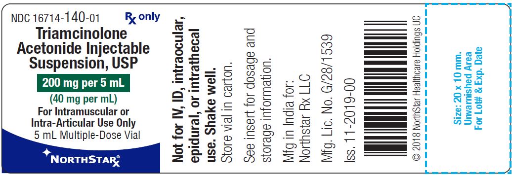 NDC 16714-0130-01 Triamcinolone Acetonide 40 mg/mL Details ...