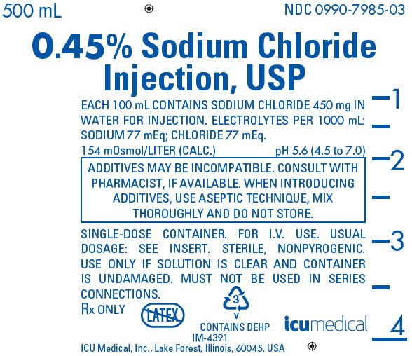NDC 00990-7985-02 Sodium Chloride 450 mg/100mL Details | HelloPharmacist