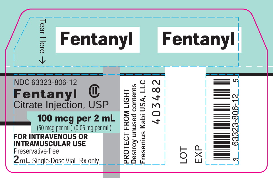 NDC 63323-0806 Fentanyl Citrate 0.05 mg/mL Details | HelloPharmacist