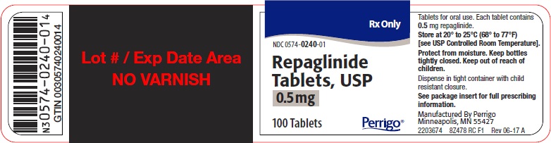 NDC 00574-0242-01 Repaglinide 2 mg/1 Details | HelloPharmacist