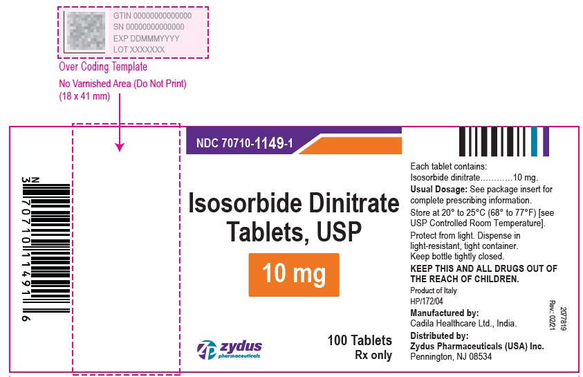NDC 70710-1152-01 Isosorbide dinitrate 40 mg/1 Details | HelloPharmacist