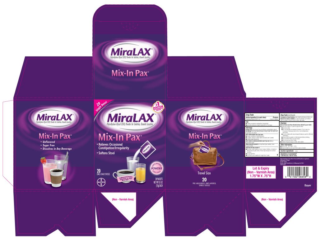 NDC 11523-7234-04 MiraLAX 17 g/17g Details | HelloPharmacist