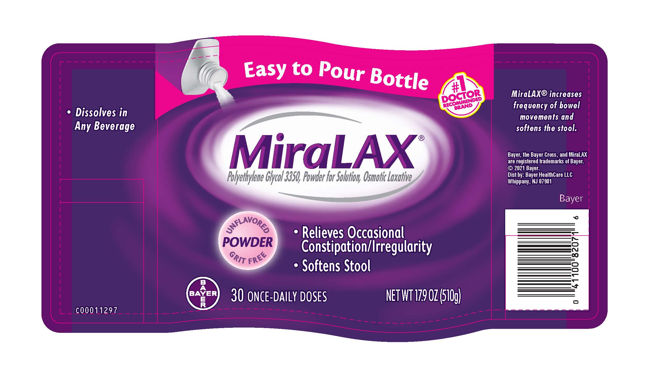 NDC 11523-7234-04 MiraLAX 17 g/17g Details | HelloPharmacist