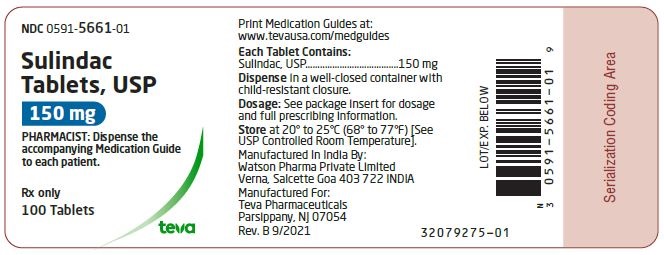NDC 00591-5660-01 Sulindac 200 mg/1 Details | HelloPharmacist