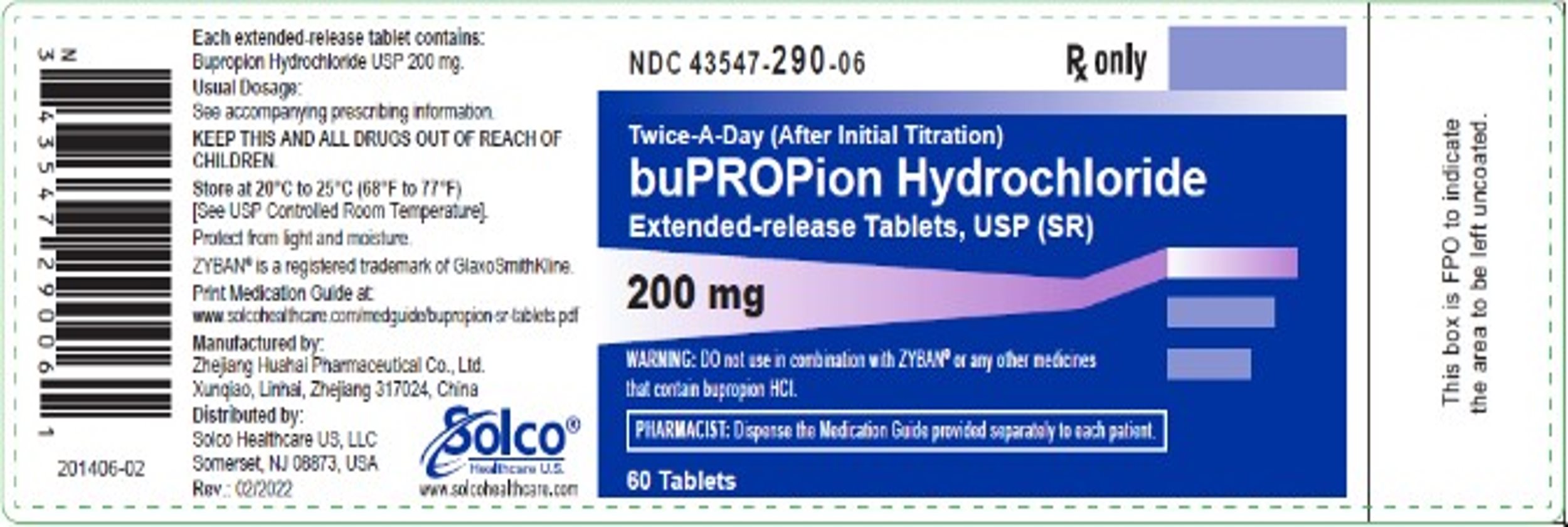 NDC 43547-0288-10 bupropion 100 mg/1 Details | HelloPharmacist