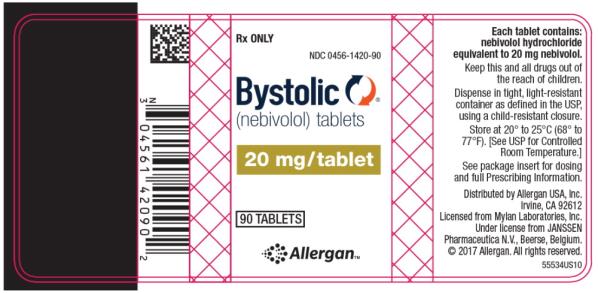 NDC 00456-1405-90 Bystolic 5 mg/1 Details | HelloPharmacist