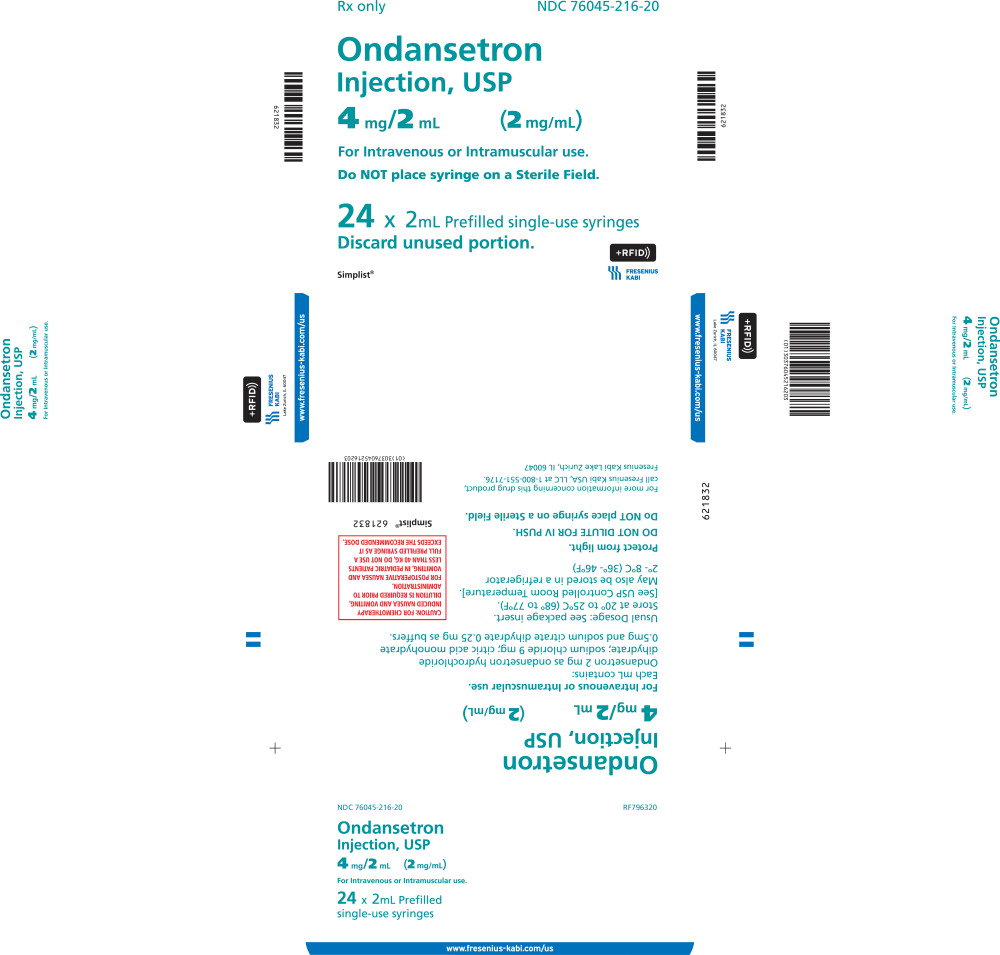 NDC 76045-0103 ONDANSETRON 4 mg/2mL Details | HelloPharmacist