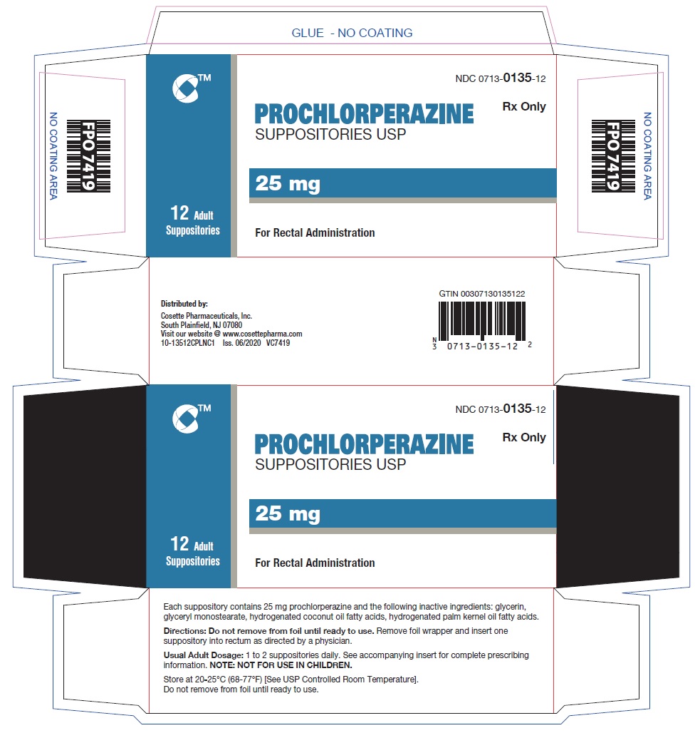 NDC 00713-0135-10 Prochlorperazine 25 mg/1 Details | HelloPharmacist