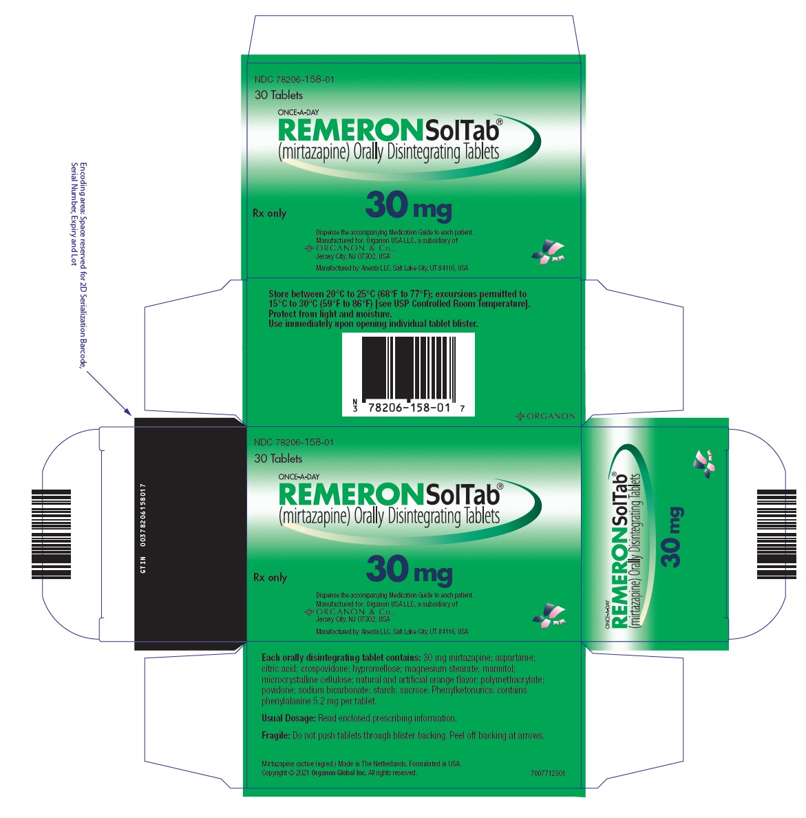 NDC 78206-0160-01 REMERON 15 mg/1 Details | HelloPharmacist