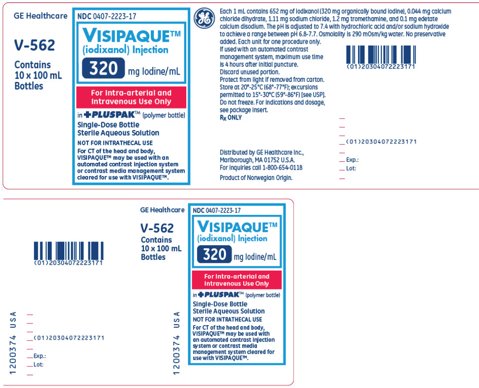 NDC 00407-2223 Visipaque 320 mg/mL Details | HelloPharmacist