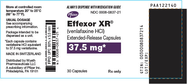 NDC 00008-0836-22 Effexor 150 mg/1 Details | HelloPharmacist