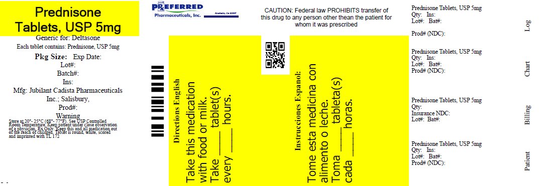 NDC 68788-7372-02 Prednisone 5 mg/1 Details | HelloPharmacist
