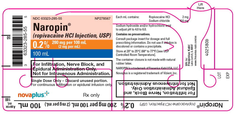 NDC 63323-0288-21 Naropin 10 mg/mL Details | HelloPharmacist