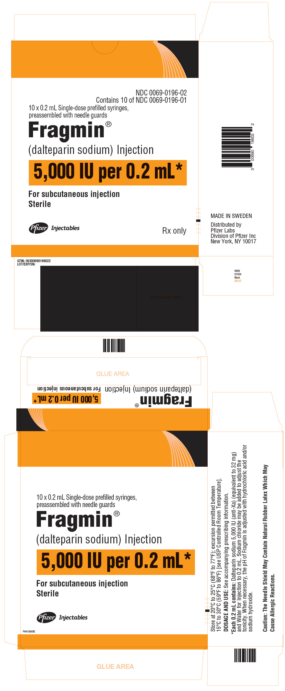 NDC 00069-0206-02 Fragmin 7500 [iU]/.3mL Details | HelloPharmacist