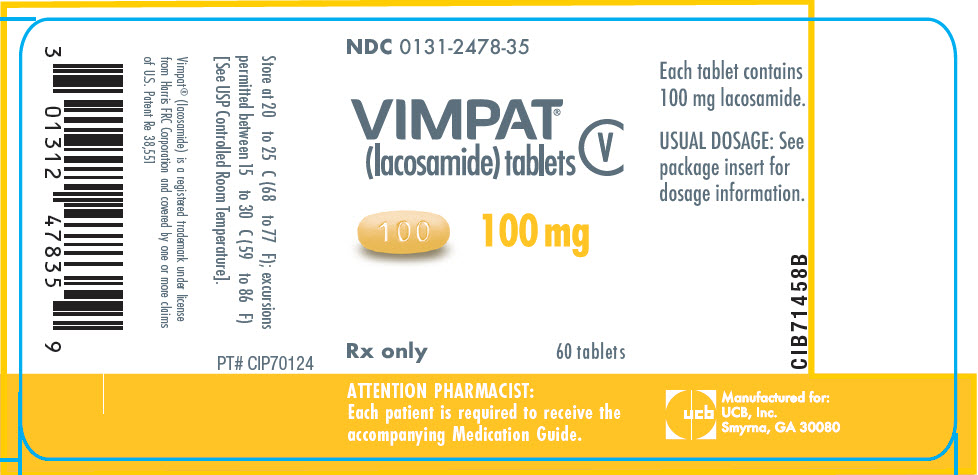 NDC 00131-5410-72 Vimpat 10 mg/mL Details | HelloPharmacist