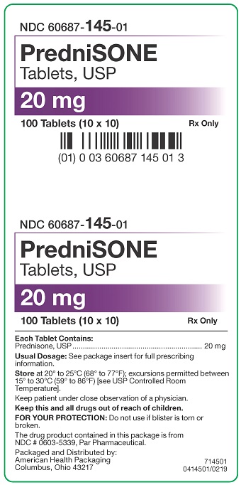 NDC 60687-0122-01 Prednisone 5 mg/1 Details | HelloPharmacist